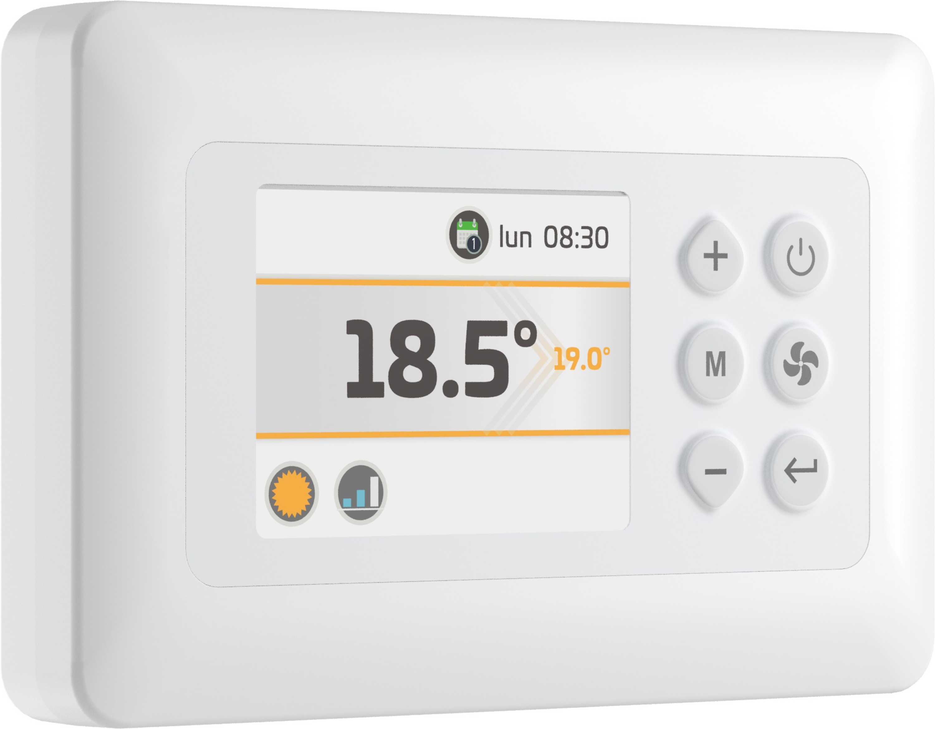 T-MB2 styrepanel for MB-kort. For veggmontering | ABK-Qviller