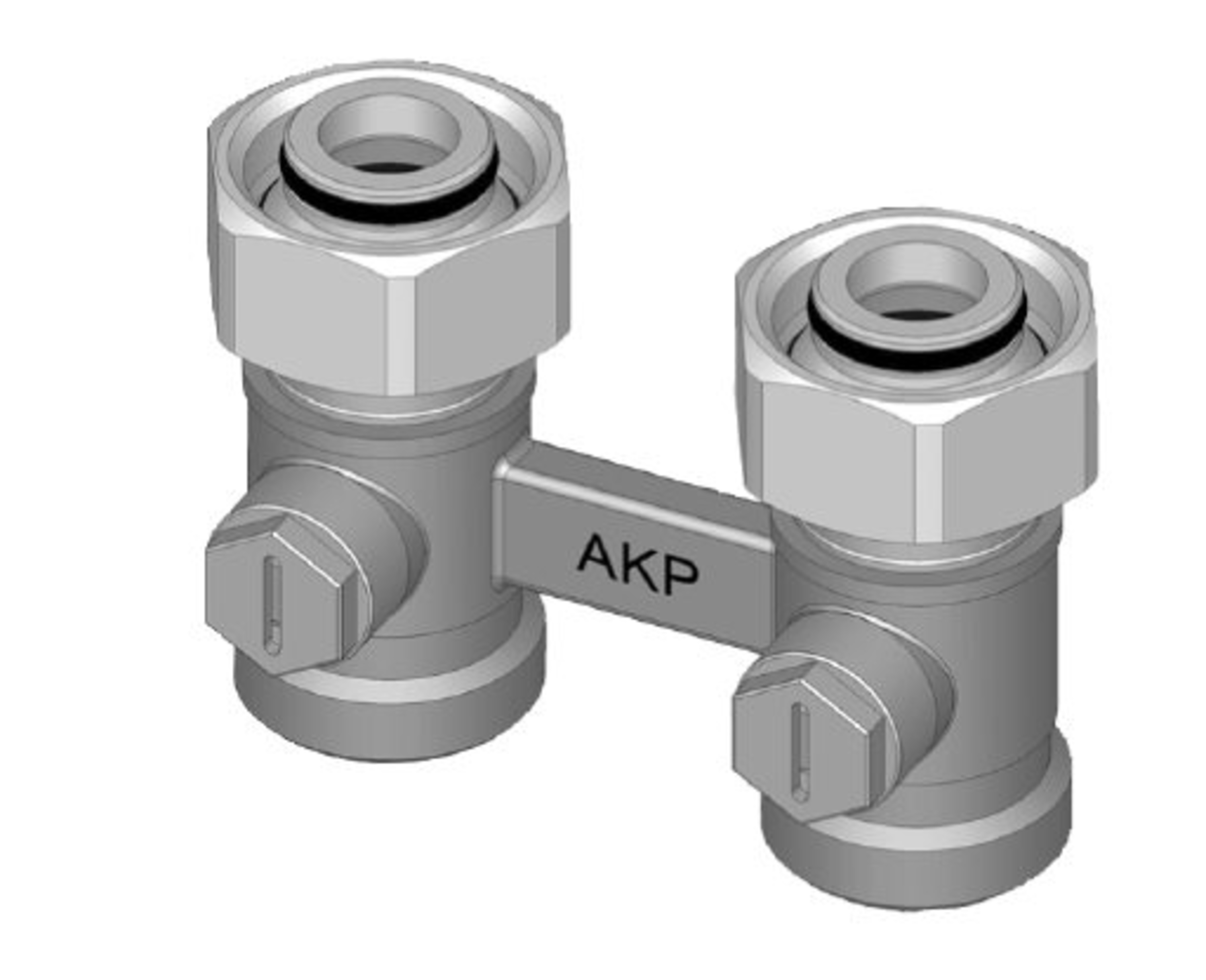 H-ventil 2-rørs for Kermi radiator | ABK-Qviller