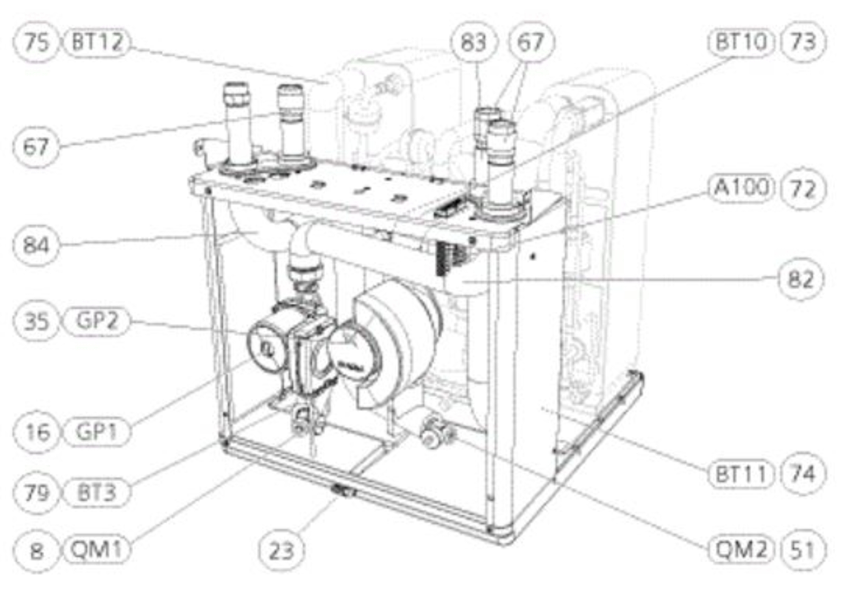 NIBE F1145 EM, væske-vann varmepumpe | ABK-Qviller